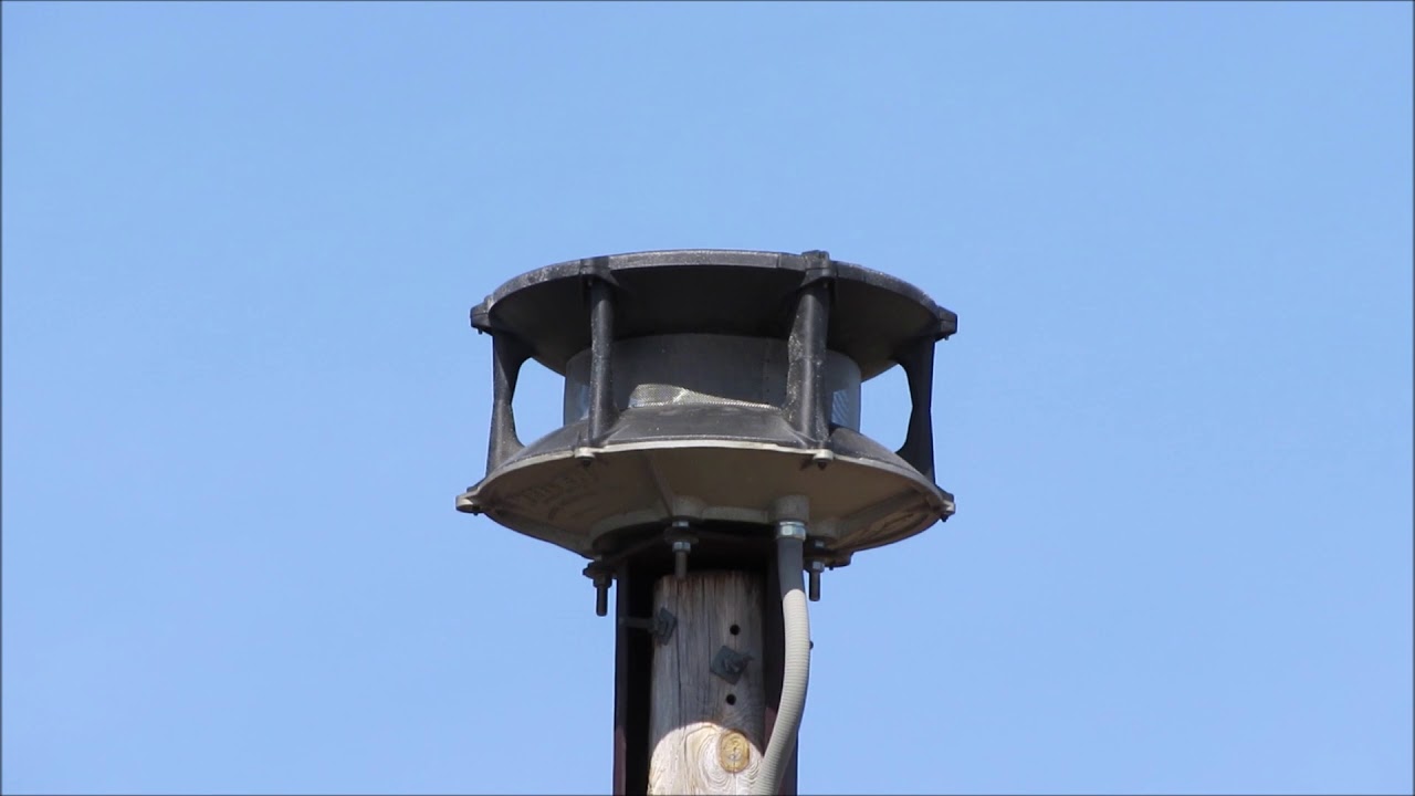 Whelen WS-281/IPS-2801 Tornado Siren Test | Chetek, Wi - YouTube