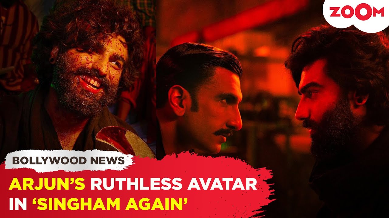 Arjun Kapoor’s FIRST look as villain in 'Singham Again' alongside ...