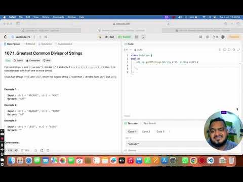 1071 LEETCODE | LEETCODE 75 CHALLENGE #coding #leetcode - YouTube