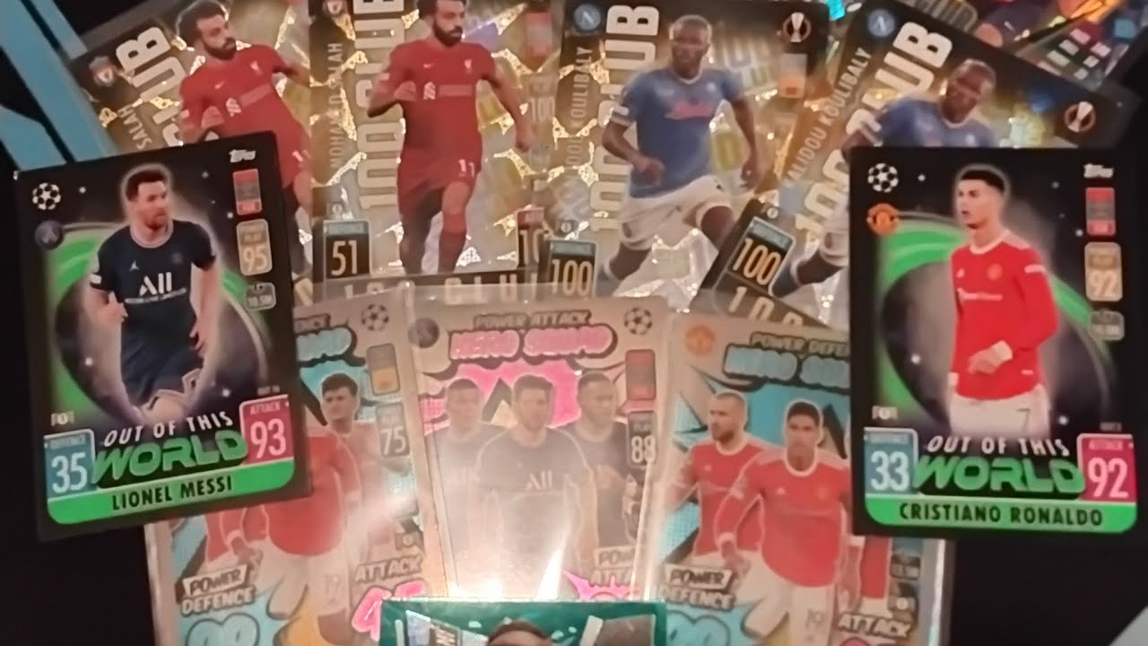 match/attack Football cards - YouTube
