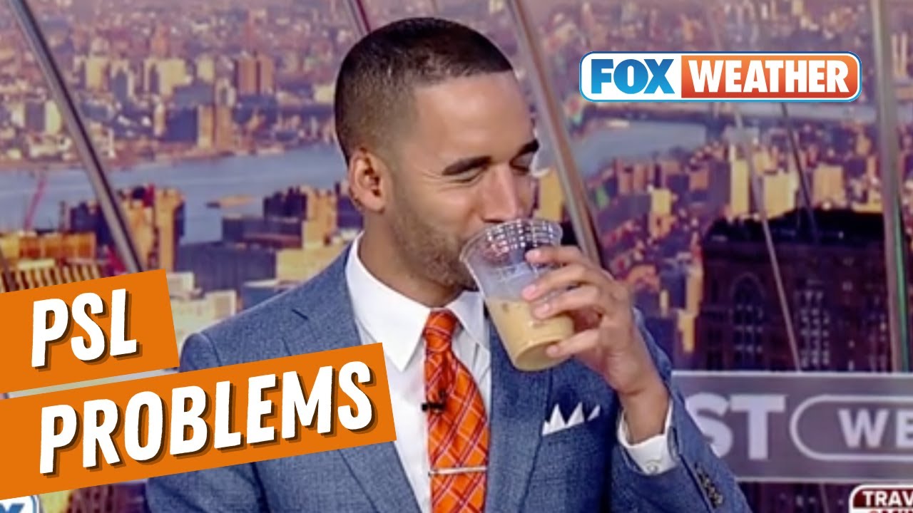 Meteorologist Has Hilarious Reaction To Trying Pumpkin Spice Latte For ...
