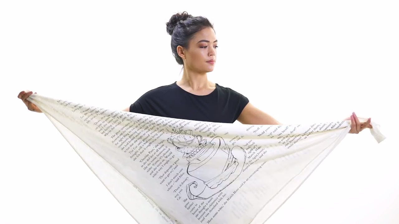 8 Ways to Tie A Lightweight Literary Scarf - YouTube