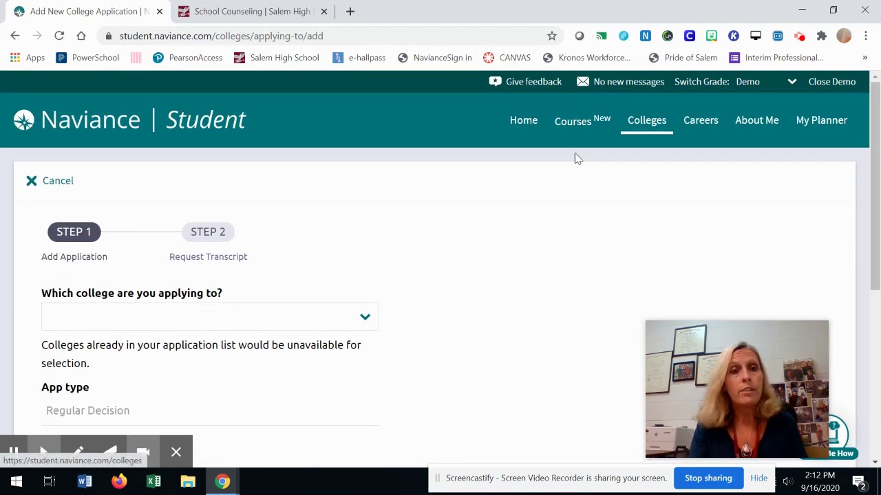 SHS Seniors - Requesting Transcripts Senior College App Process - YouTube