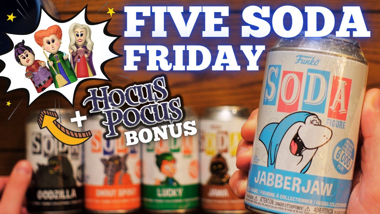 FIVE SODA FRIDAY | Hocus Pocus Funko Soda Bonus Unboxing | Opening New ...