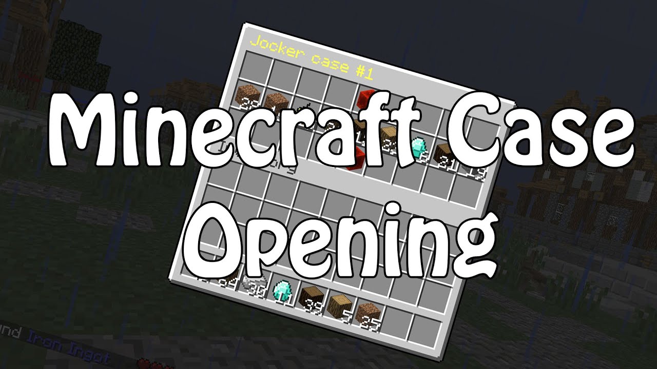 Minecraft Case Opening (Jocker Case #1) - YouTube