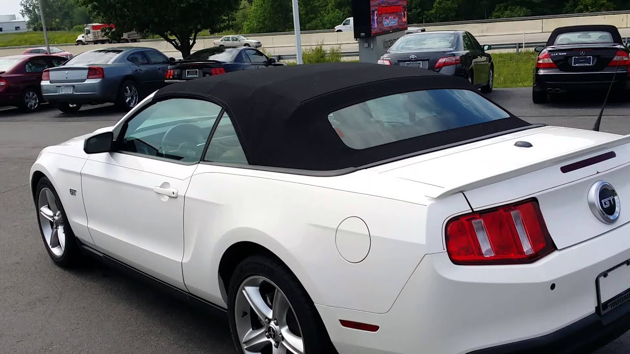 2010 Ford Mustang GT Convertible Premium 9287A - YouTube