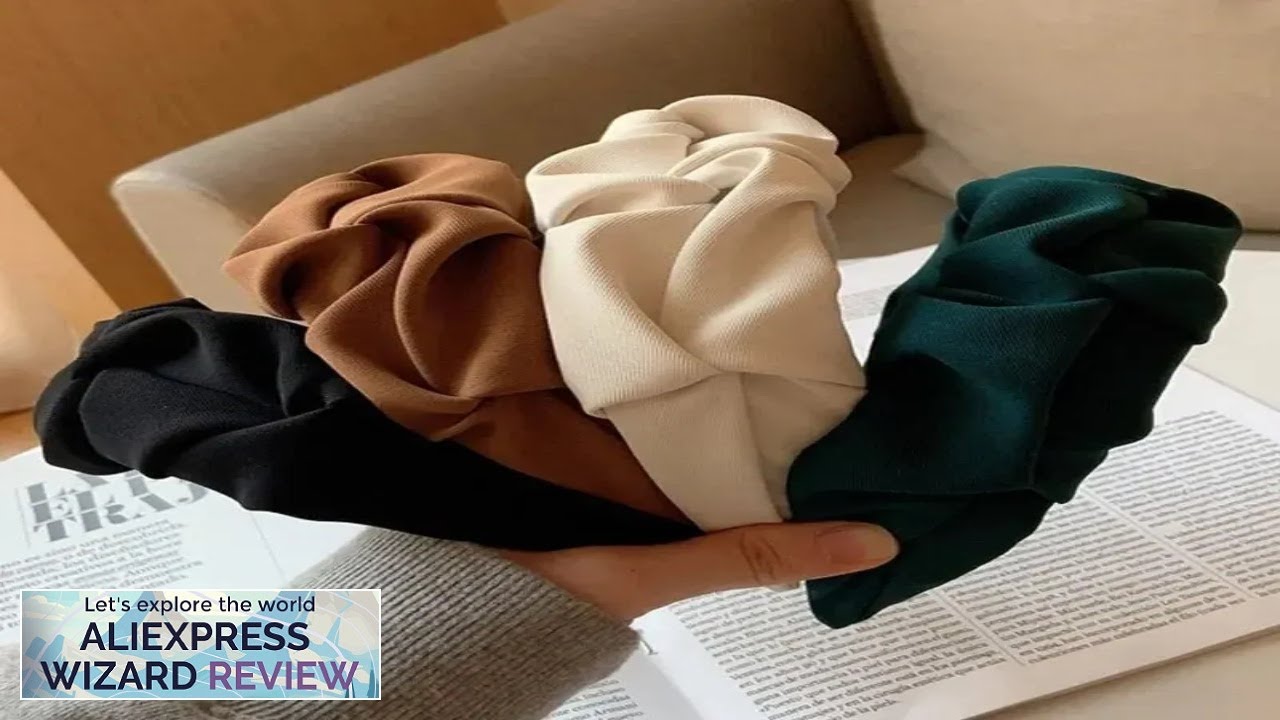 Fashion Hair Hoop Hair Bands For Women Girls Flower Solid Color