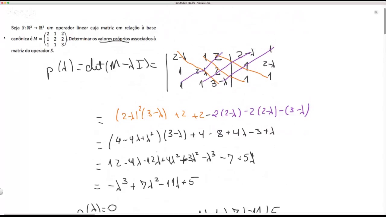 Aulão LIVE Álgebra Linear FEI P2 - YouTube