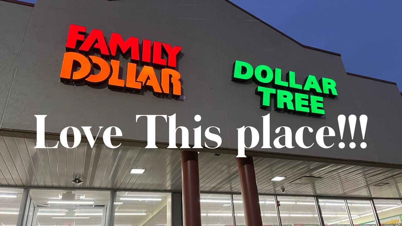 Dollar Tree & Family Dollar Combination Store Haul - YouTube