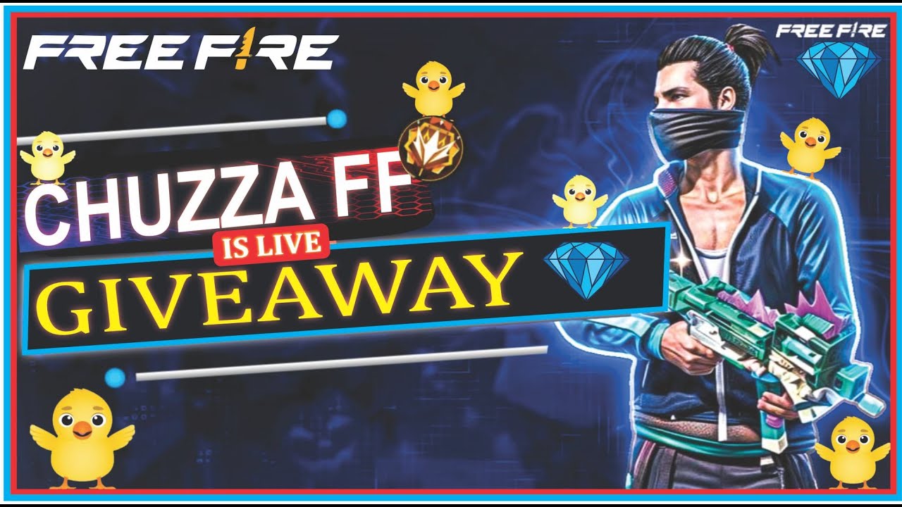 Live steam custom giveaway 💯 % #freefire CHUZZA_LIVE - YouTube