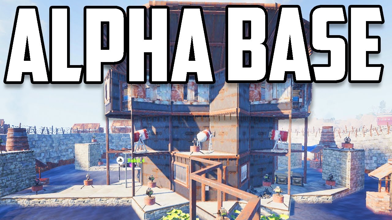 Console ALPHA Base Tour!! | RUST CONSOLE PVP & Box of M2’s - YouTube