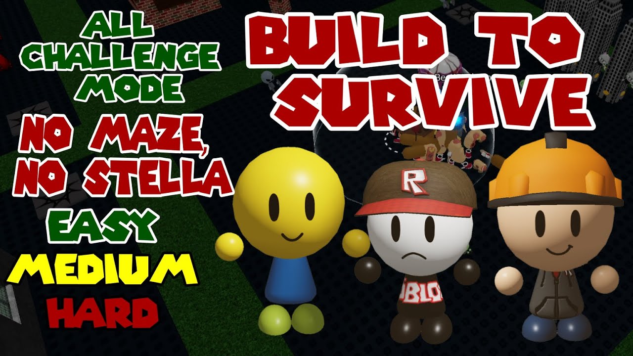 (RAID MAPS) LAST SERIES BUILD TO SURVIVE ALL CHALLENGE MODE, NO MAZE ...