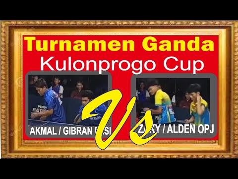 Gtcom 🏓 AKMAL / GIBRAN ELSI 🆚 ZAKY / ALDEN OPJ turnamen kulonprogo cup - YouTube