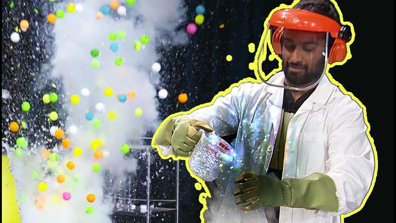 Exploding Ping Pong Ball Experiment! - YouTube