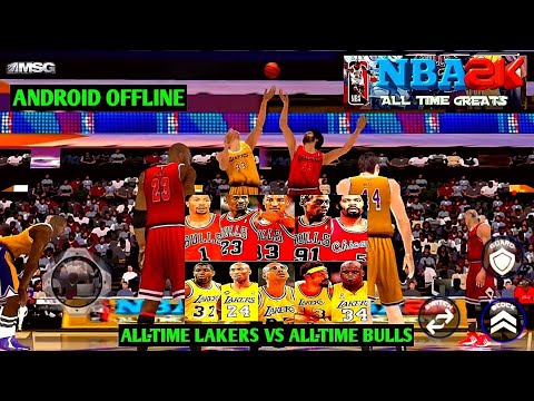 NBA 2K ALL-TIME GREATS ANDROID ALL-TIME LOS ANGELES LAKERS VS ALL-TIME ...