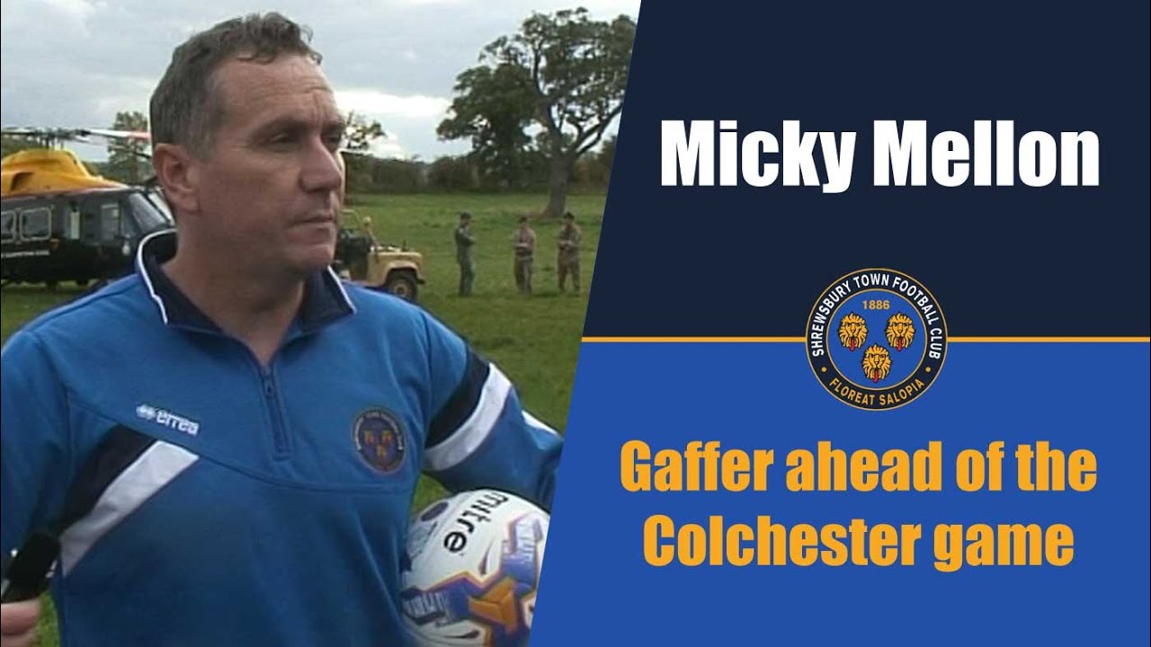 INTERVIEW | Micky Mellon pre Colchester United (H) - Town TV - YouTube
