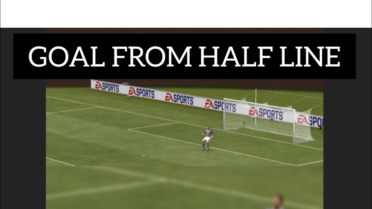 HOW TO DO A GOAL FROM HALF LINE IN FIFA MOBILE #football #fifa - YouTube