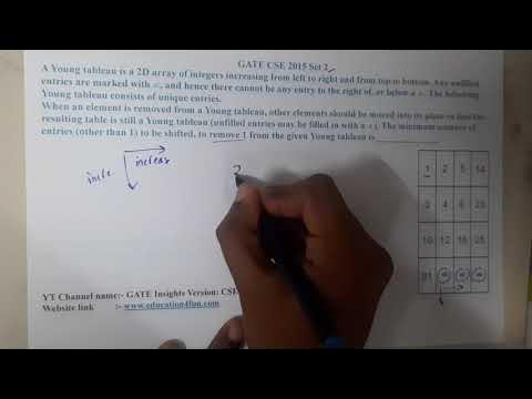 GATE CSE 2015 SET 2 Q ||Algorithms || GATE Insights Version: CSE - YouTube