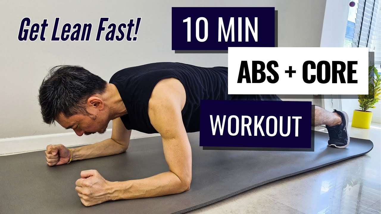 10 MINS ABS + CORE WORKOUT [No Equipment Home Workout] - YouTube
