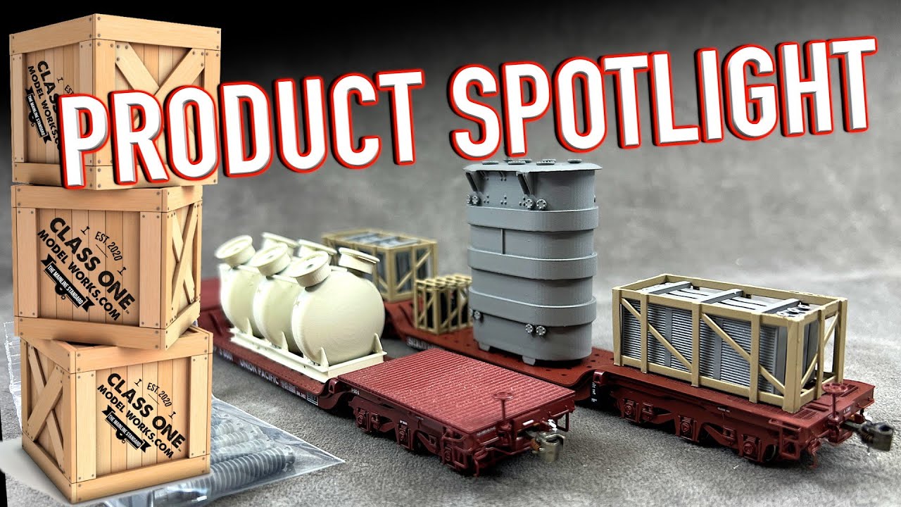 HO Scale Flatcar Loads Class One Modelworks Product Spotlight - YouTube
