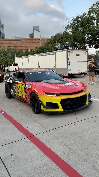 Ultramotive Shows Up in His Hennessey Camaro Exorcist ZLE - YouTube