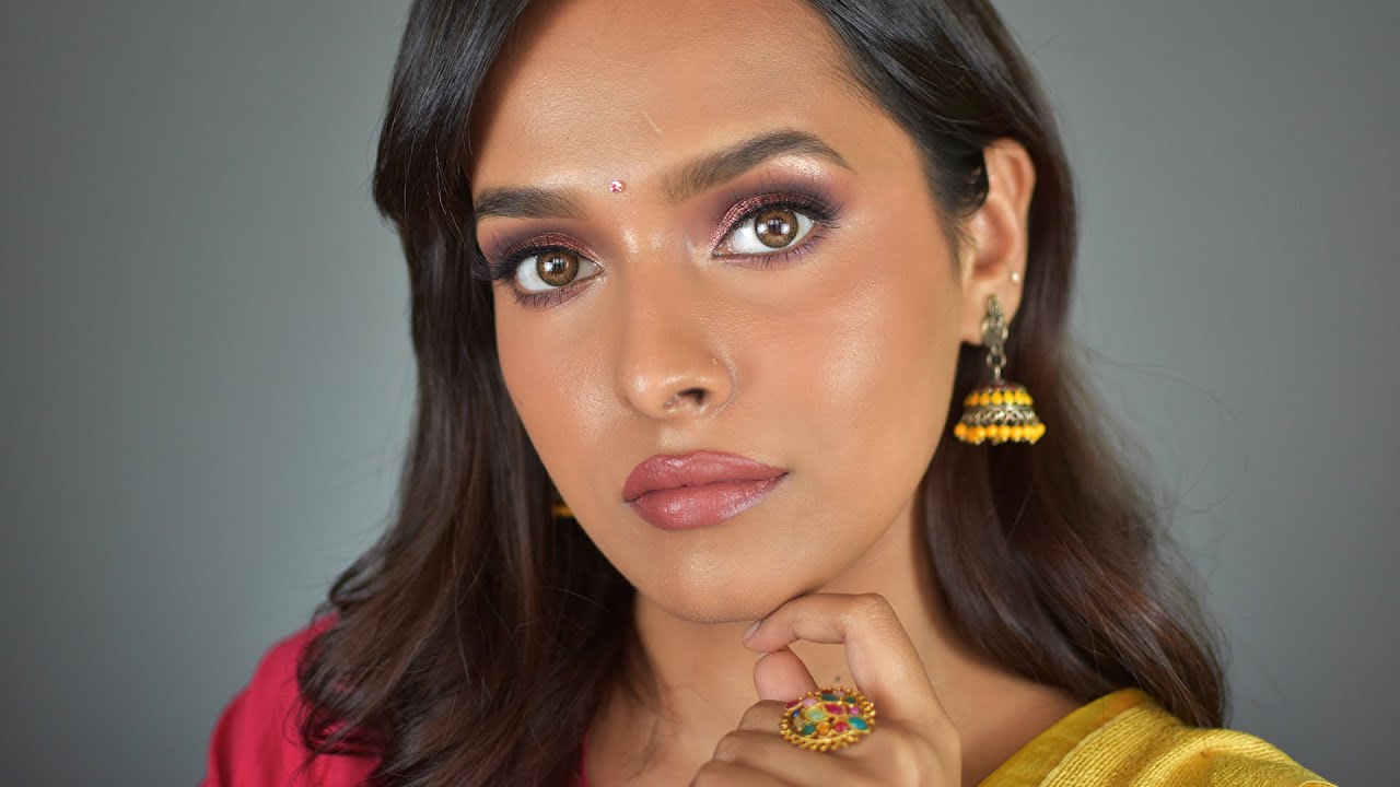 Soft Glam Indian Makeup Look For Festive Season Youtube