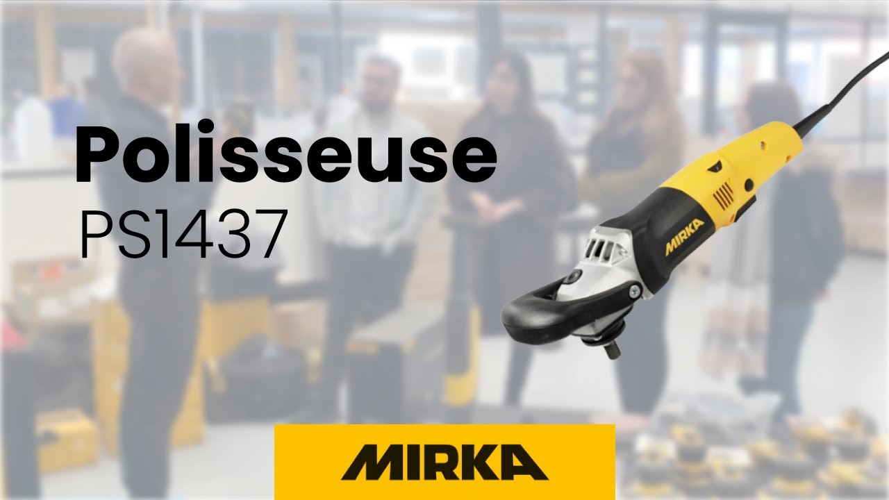 Polisseuse PS1437 MIRKA - YouTube