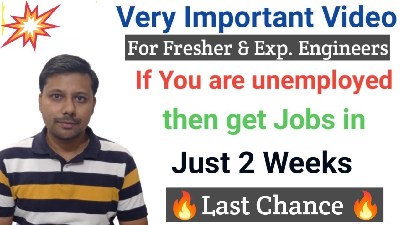 🔥🔥Very Important Message for All Fresher & Experienced Job Seekers I ...
