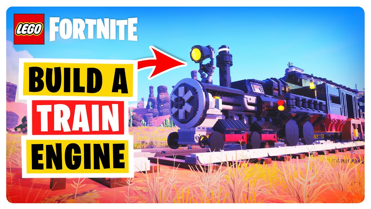 How to build a *TRAIN ENGINE* // Static Aesthetic Build // Lego ...