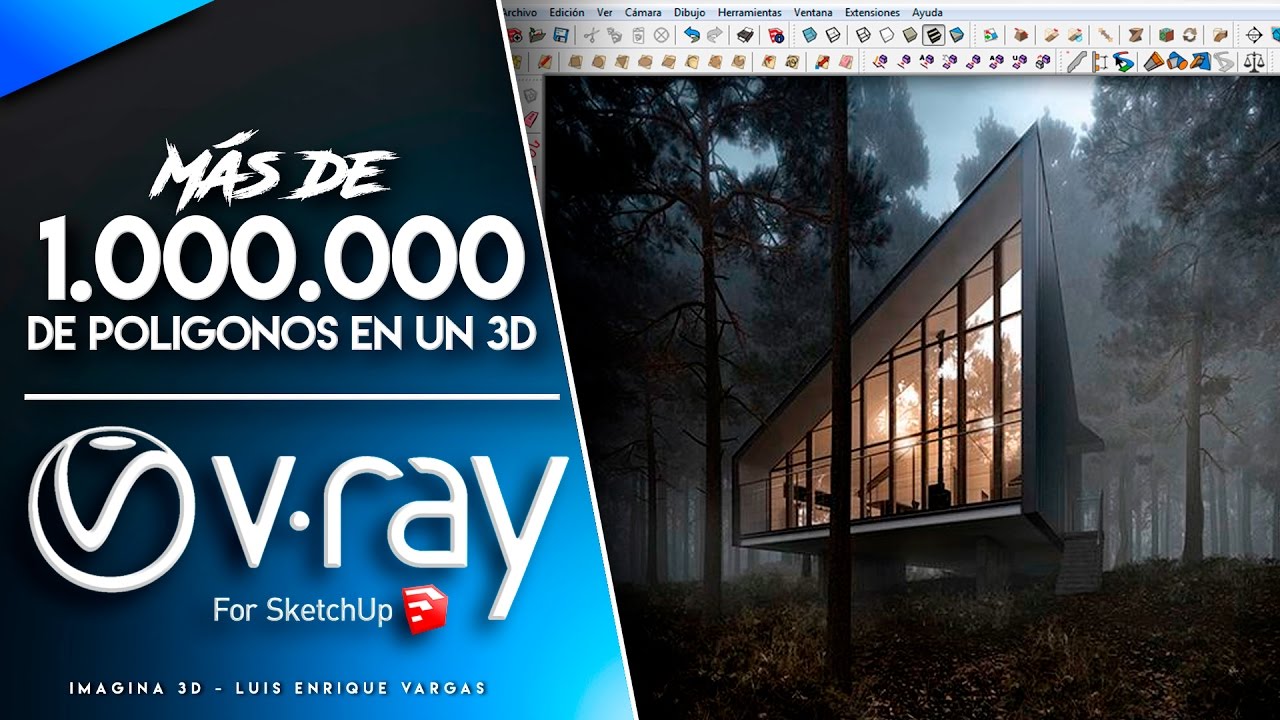 Vray Proxy - Vray para Sketchup - YouTube