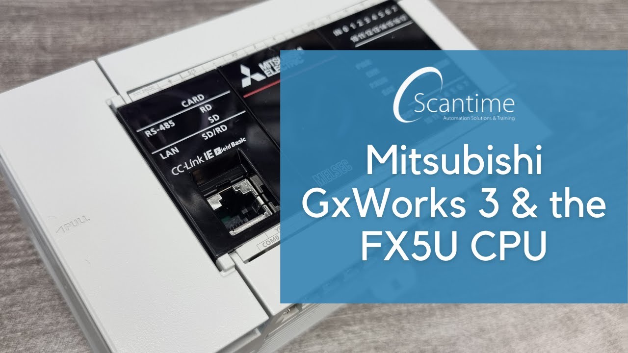 Introduction to Mitsubishi GxWorks 3 & the FX5U CPU! - YouTube