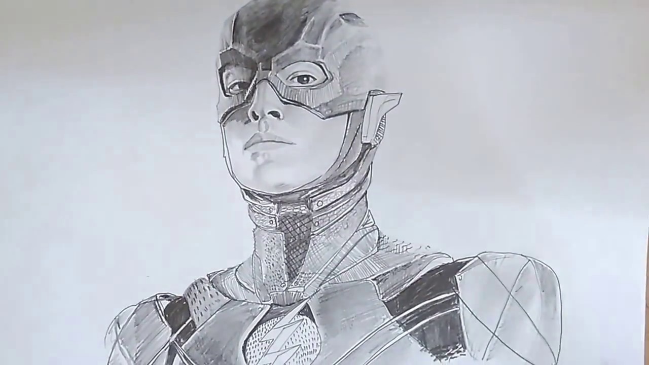 Justice League Flash Drawings