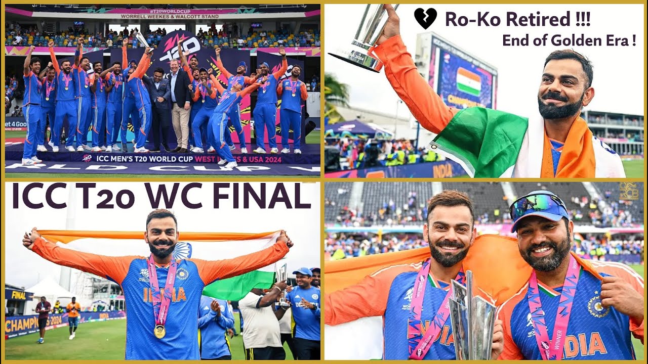 ICC T20 WC 24 FINAL | Unforgettable Match | INDIA Won the T20 WC after ...