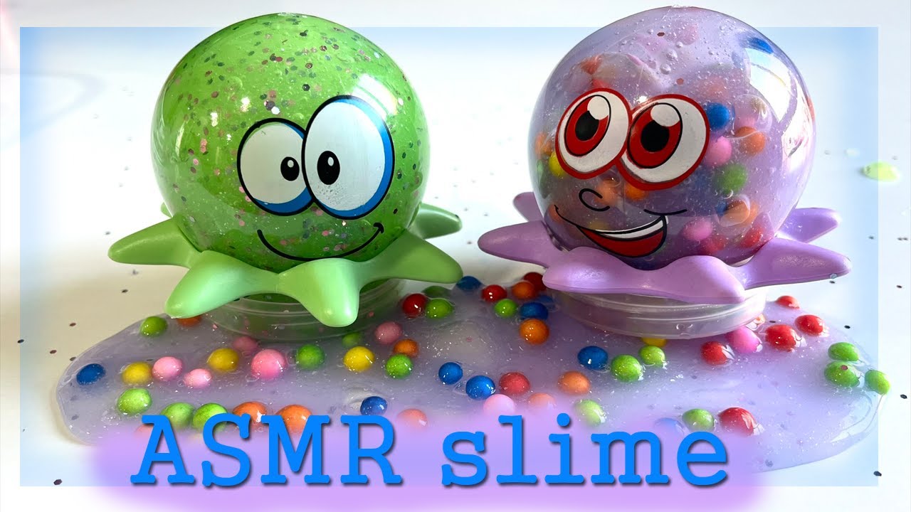 Slime Octopus Toys!!!! ASMR! Satisfying video! - YouTube