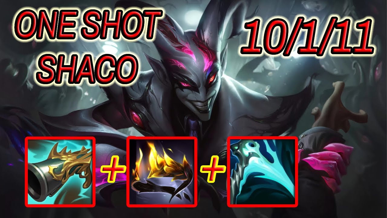 Shaco jungle - ONE SHOT Rank: Emerald: II - YouTube