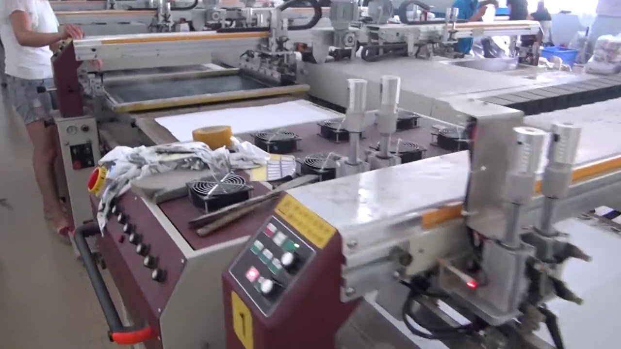 How to do see automatic screen printing system - YouTube