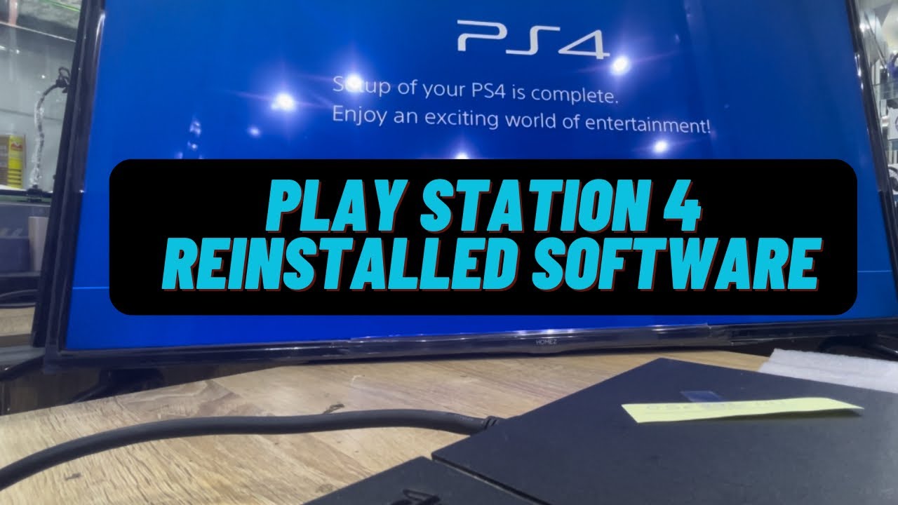 PS4 Reinstalled full software - YouTube