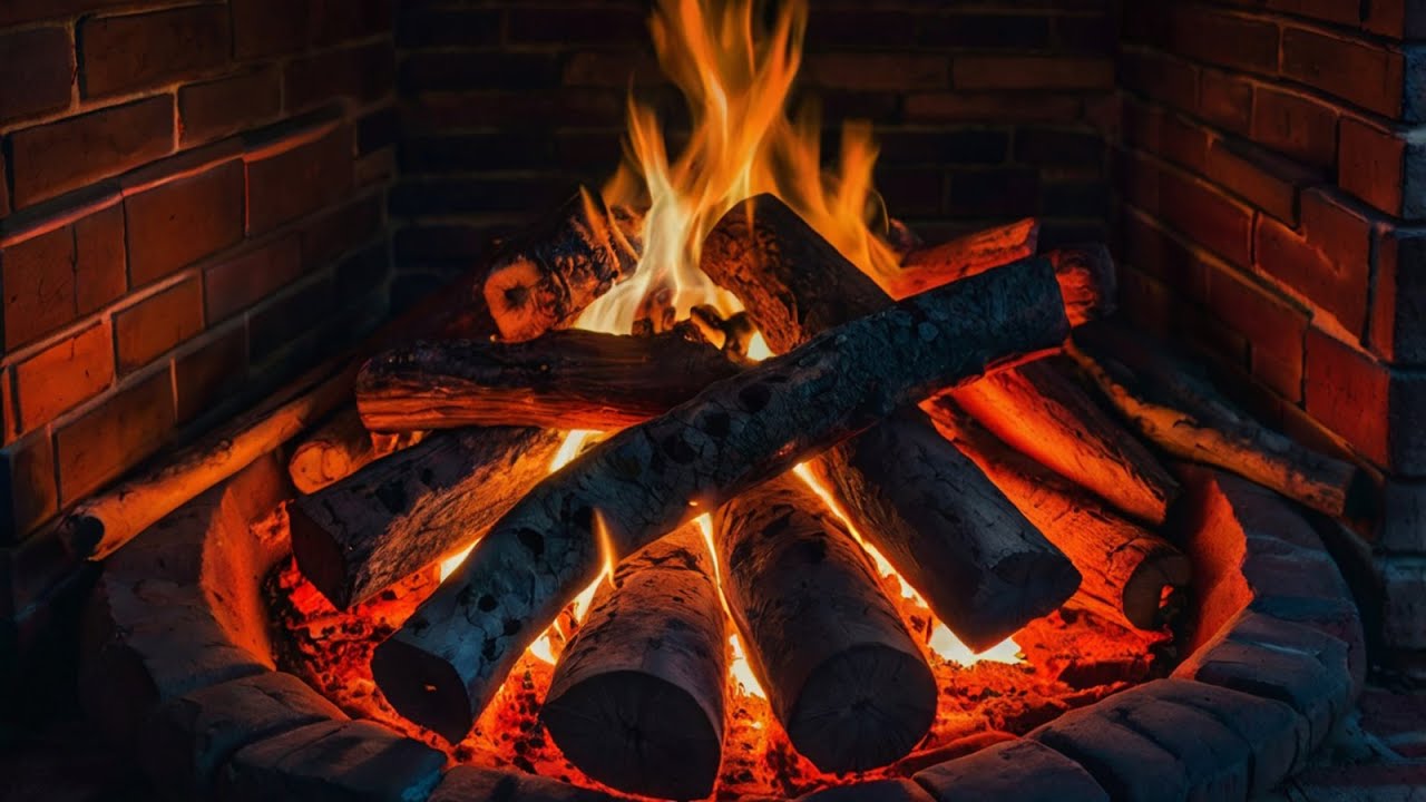 Cozy Fireplace Sound for Productive Study & Peaceful Sleep - Relaxing ...