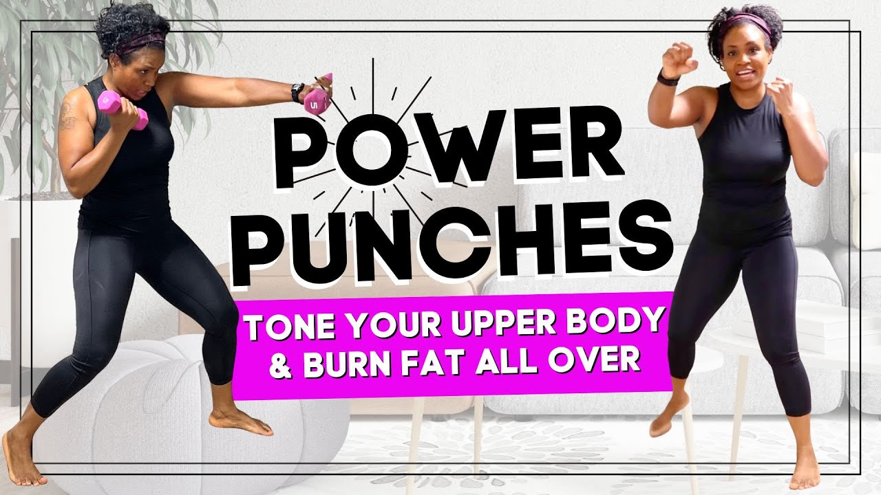 17 MIN POWER PUNCHES WORKOUT | GET RID OF FLAB and TONE UP - YouTube