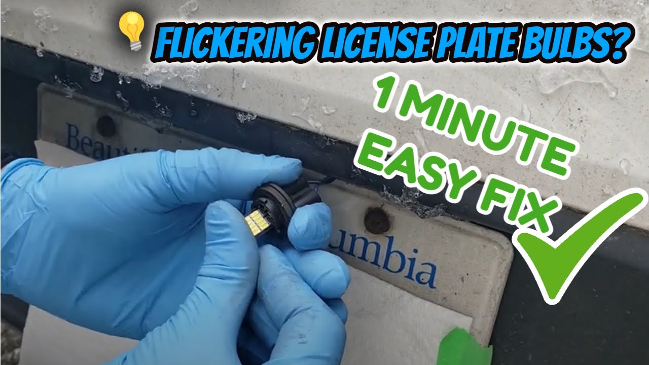 [DIY Car Maintenance] How To Replace License Plate Bulbs On 2013 Kia ...