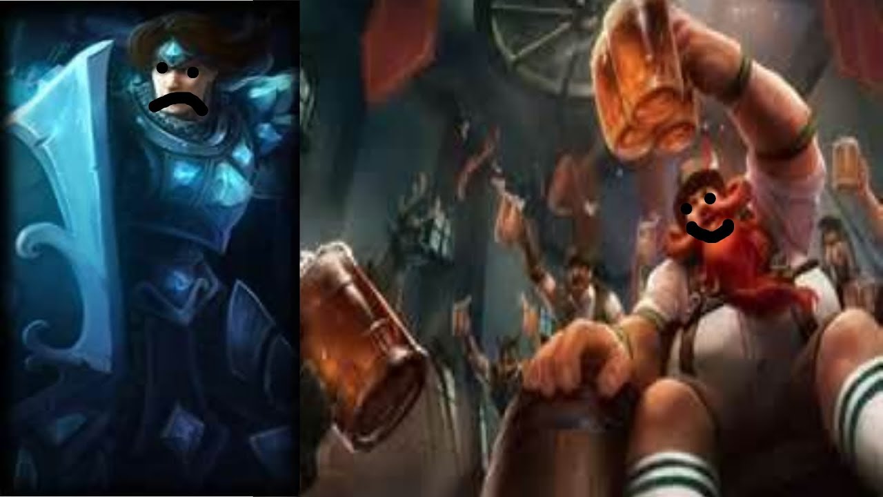Fat Gragas Vs Taric Bot - League of Legends Comedy - YouTube