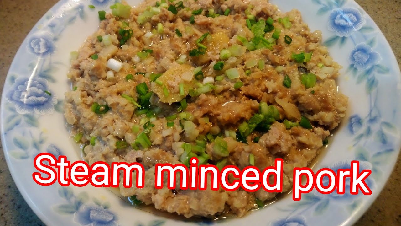 Steam minced pork #easyrecipe #delicious - YouTube