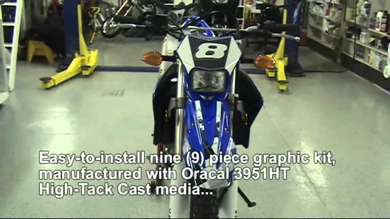Auto Trim DESIGN Graphic Kit 1 for Yamaha WR250R Motorcycle - YouTube