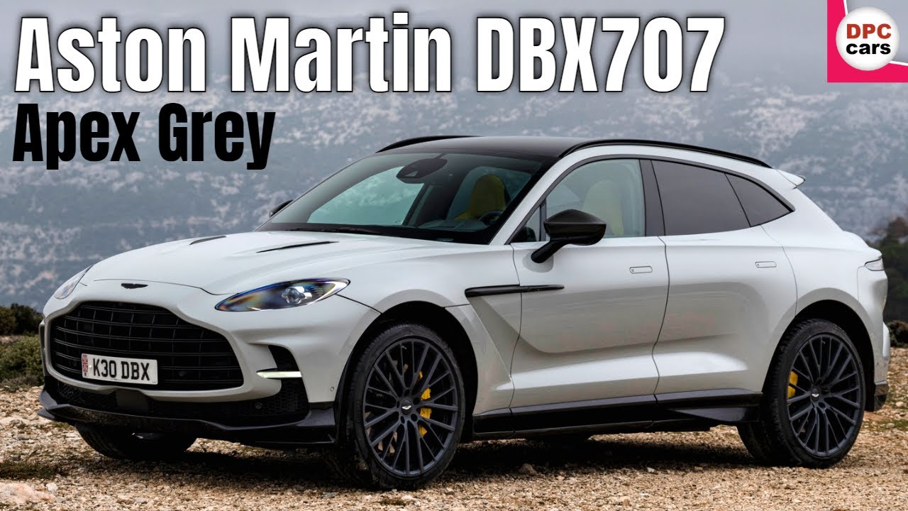 2023 Aston Martin DBX707 SUV in Apex Grey - YouTube