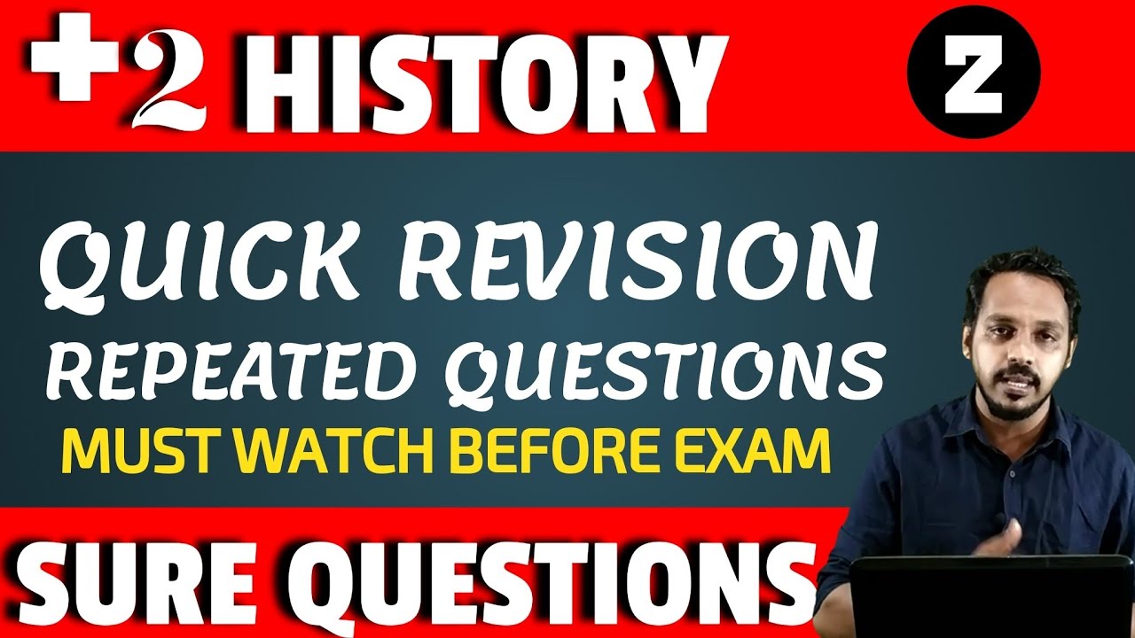 PLUS TWO HISTORY SURE QUESTIONS 2024 | PLUS TWO HISTORY REPEATED ...