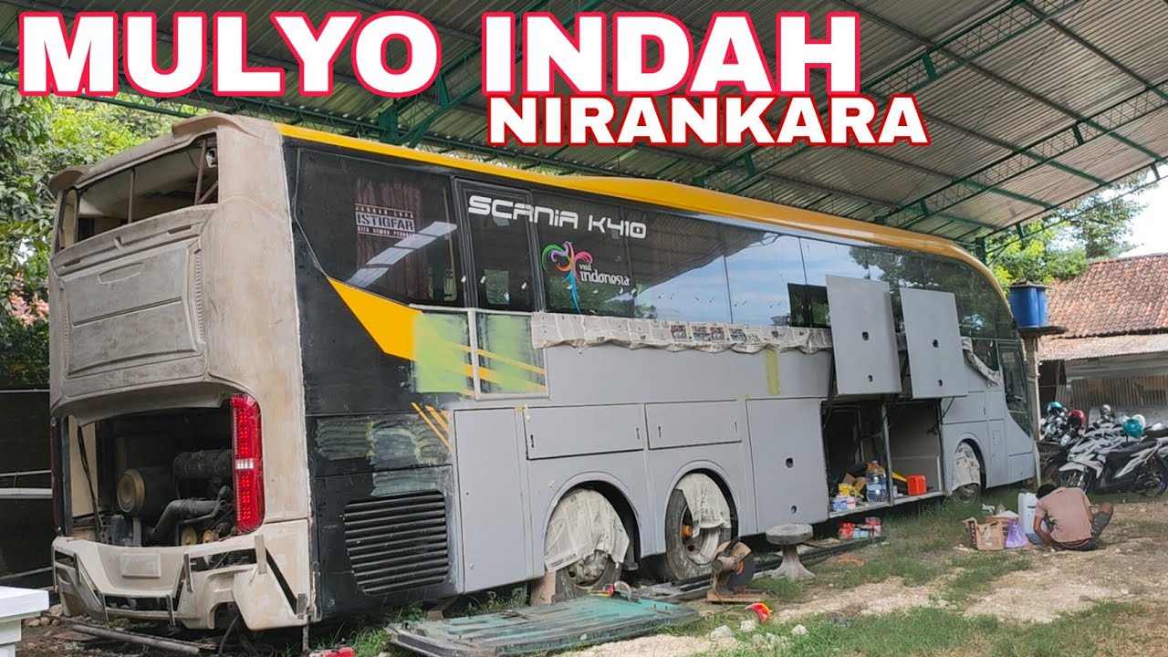 PENAMPAKAN MULYO INDAH NIRANKARA SEDANG DI BODY REPAIR || MULYO INDAH ...
