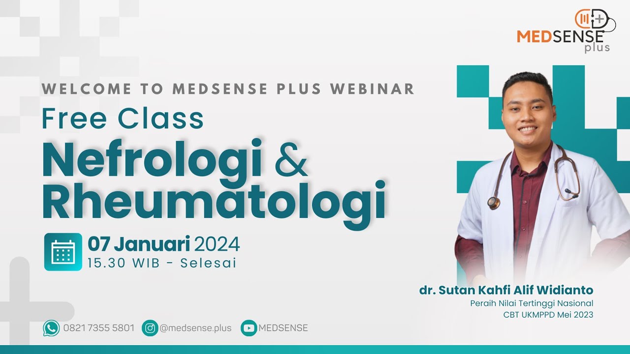 Nefrologi & Rheumatologi - Medsense Plus (Januari 2024) - YouTube
