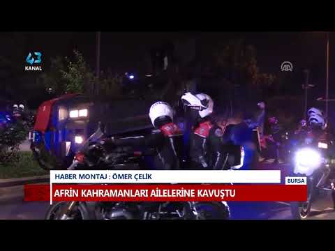 BURSA POLİS ÖZEL HAREKAT EVE DÖNDÜ