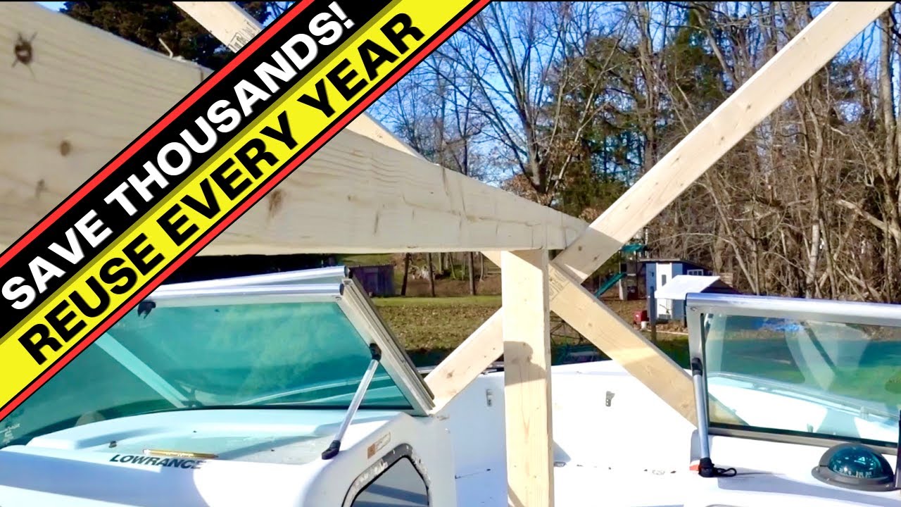 How to Frame a $200 Winter Boat Cover the Right Way! - YouTube