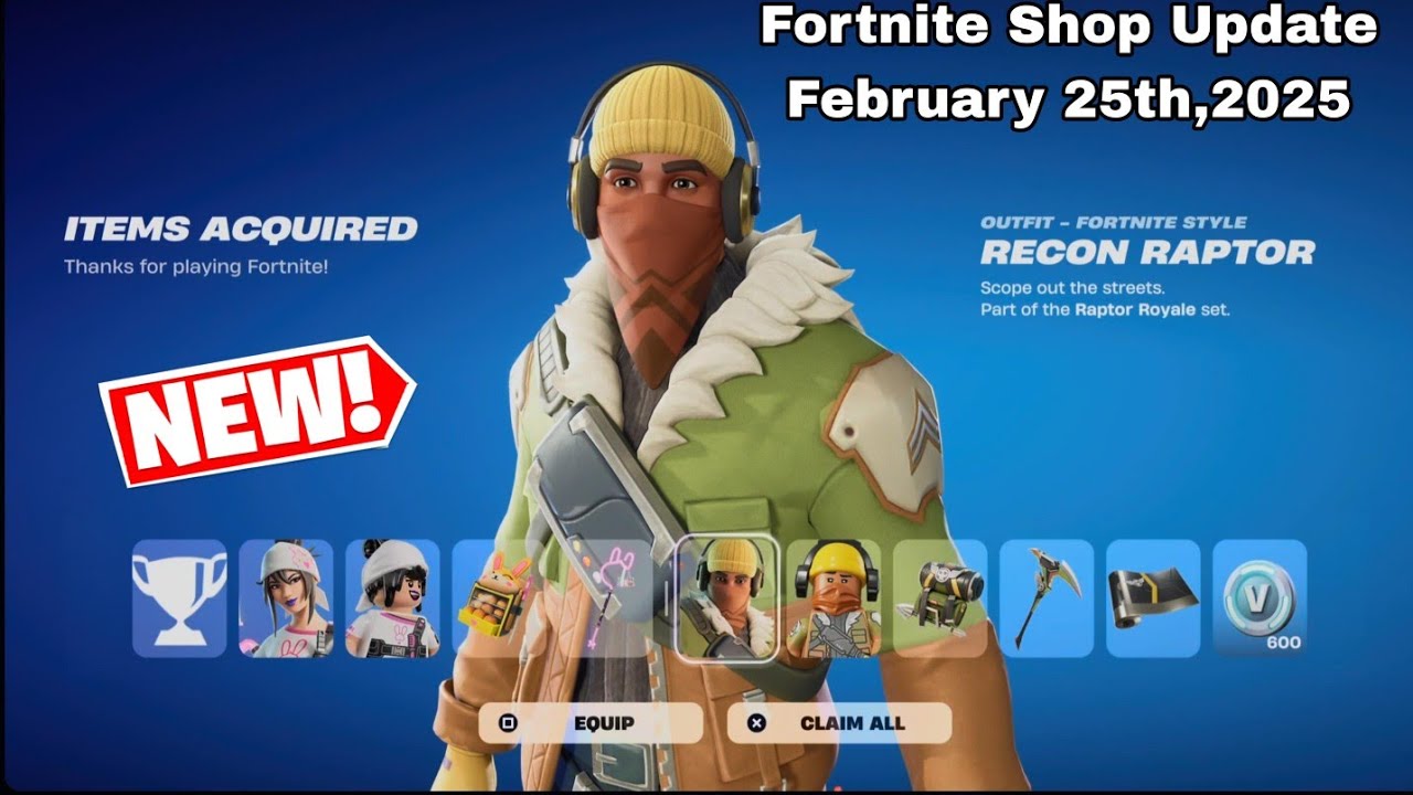 Fortnite: Item Shop Review [february 25th, 2025] (Fortnite Chapter 6 ...